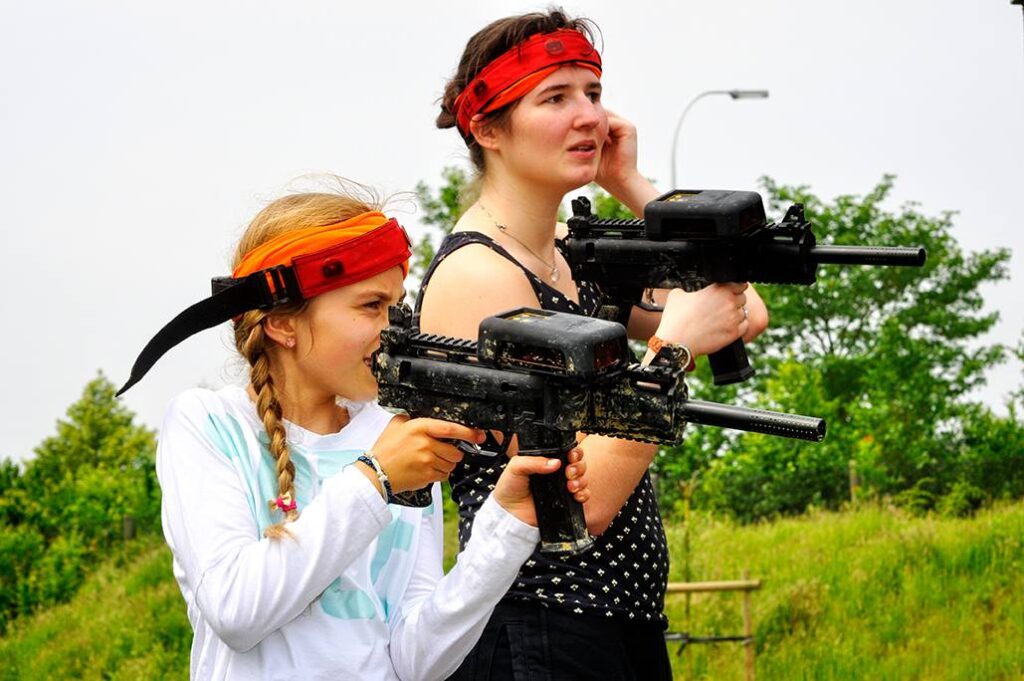 Laser Battle - Outside Adventure